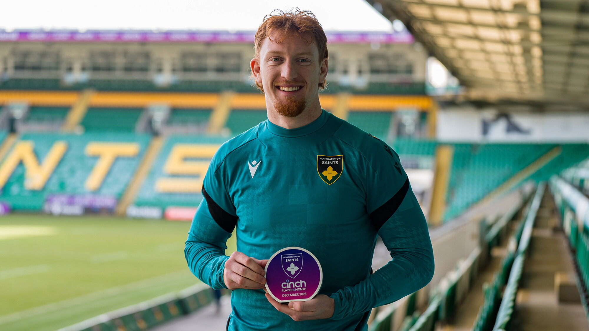 George Hendy named cinch Player of the Month for December | Northampton ...