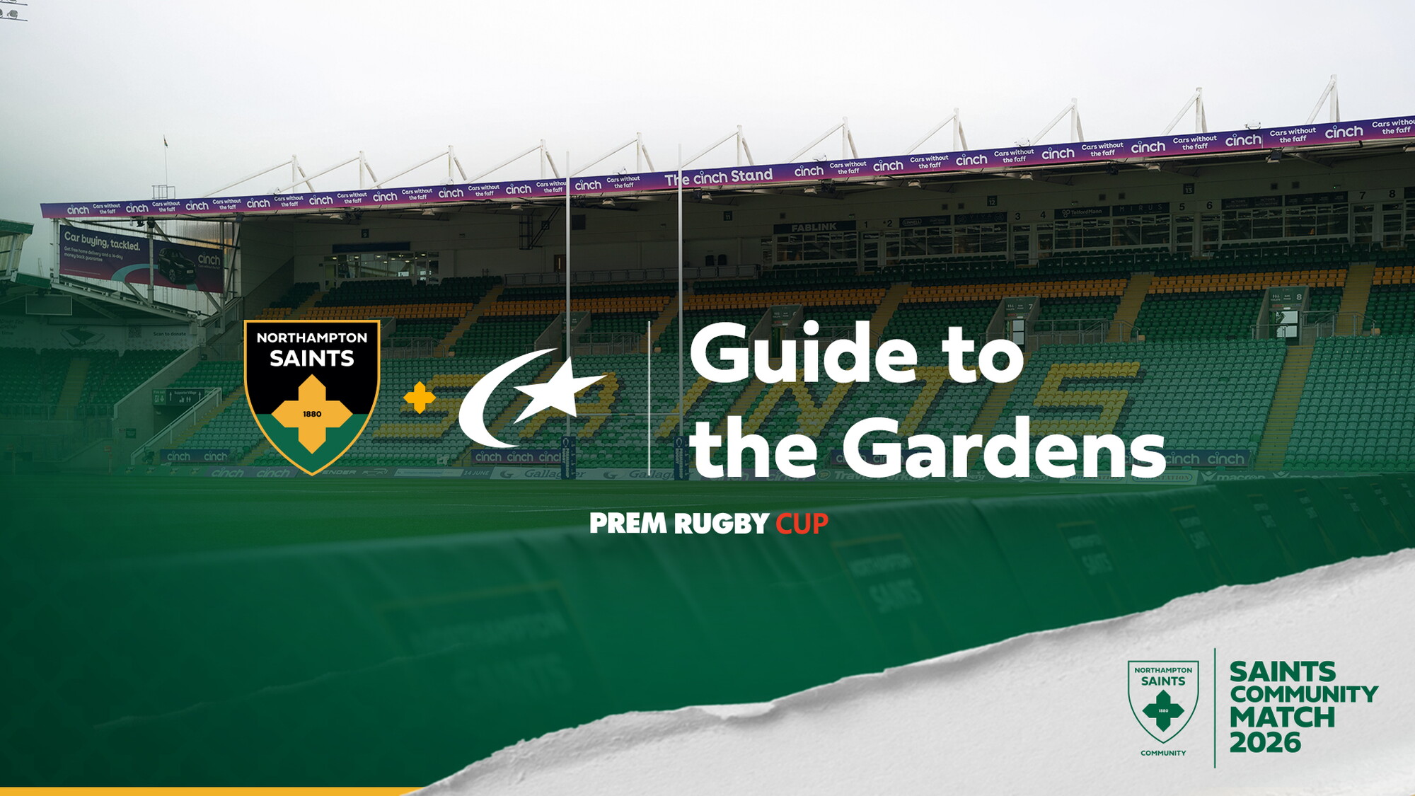 Guide to the Gardens: Saints vs Saracens | Northampton Saints