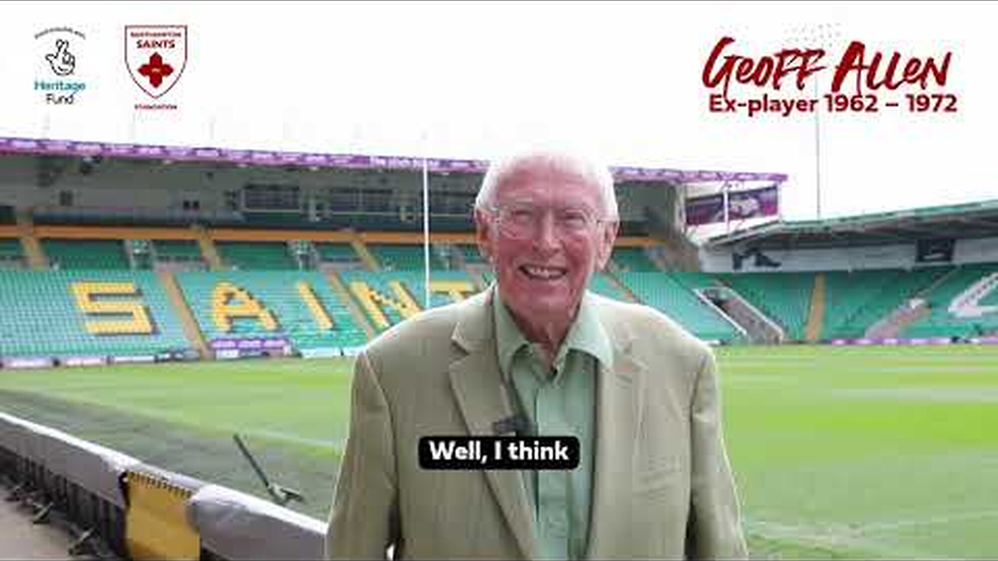Geoff Allen recalls a memorable moment on the pitch | Northampton ...