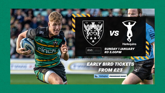 Saints vs Harlequins: Tickets on sale! | Northampton Saints
